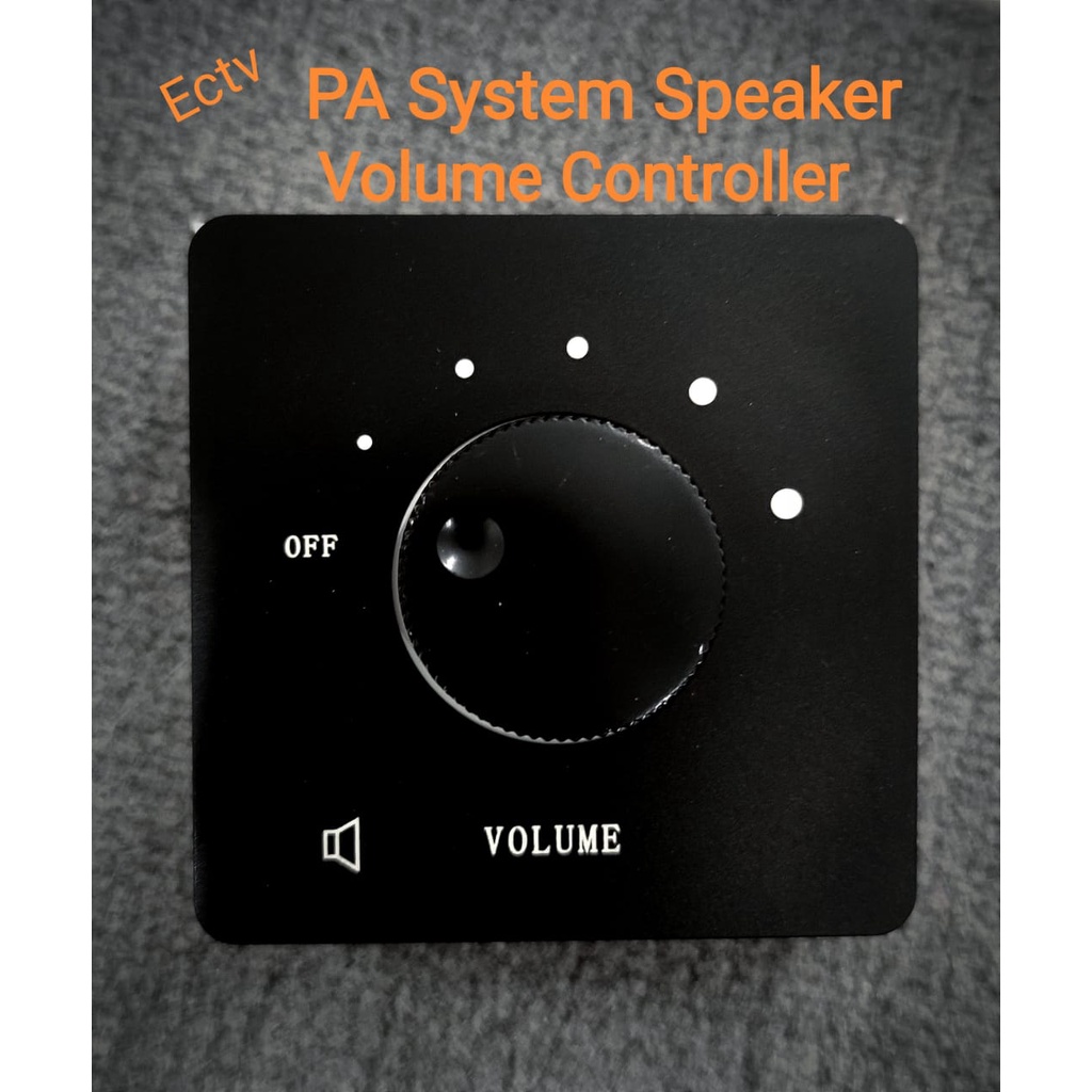 ECTV PA Speaker Volume controller wall mount | Shopee Malaysia