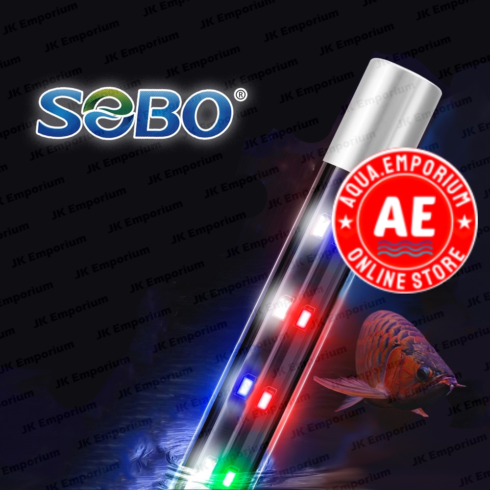Sobo Multi Colour Aquarium LED Submersible Light Lamp Change Color White Red Green Blue WRGB ...