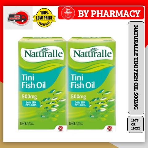 (EXP 02/2025) Naturalle Tini Fish Oil 500mg 150's or 150'sX2 | Shopee ...