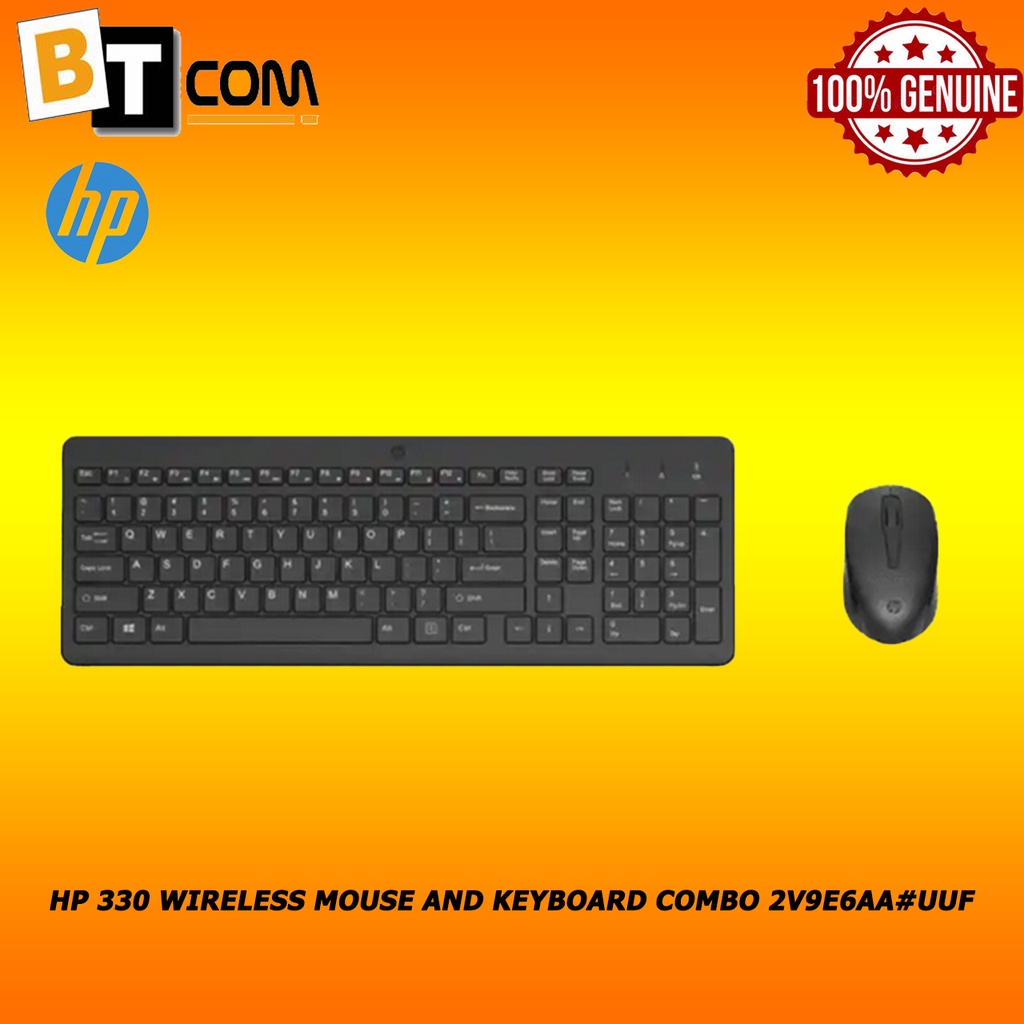 HP 330 Wireless Mouse and Keyboard Combo 2V9E6AA#UUF | Shopee Malaysia