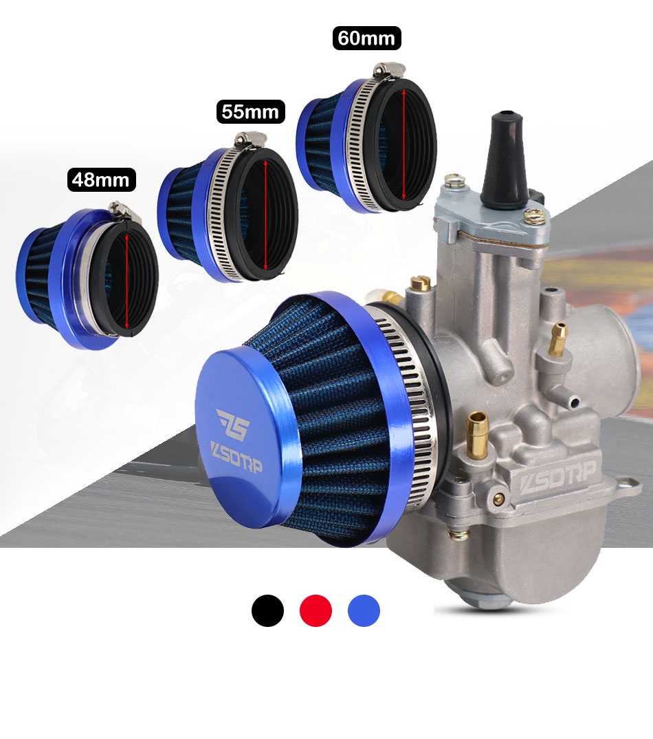 Universal Motorcycle Air Filter Intake Mushroom Head Air Cleaner For ...