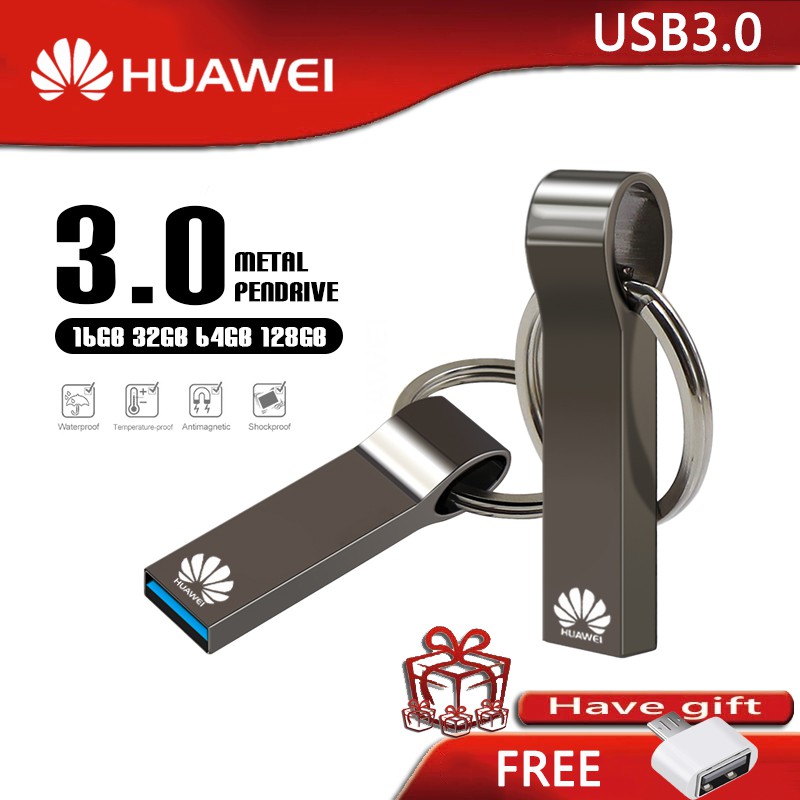 Hua'wei High Quality USB Stick 1GB 2GB 4GB 8GB Metal Flash Drive USB3.0 ...