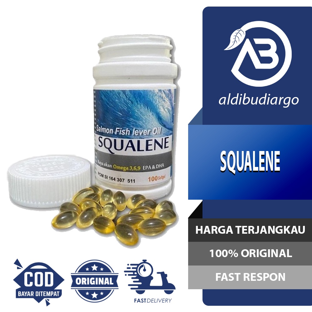 Squalene SALMON FISH LEVER OIL OMEGA 3 Contents 100 Soft Capsules | Shopee Malaysia