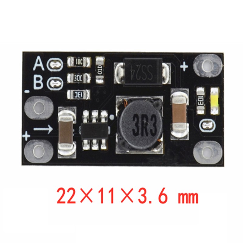 Mini DC-DC Boost Step Up Converter 3V 3.2V 3.3V 3.7V 5V 9V to 12V Voltage Regulator PCB Board ...