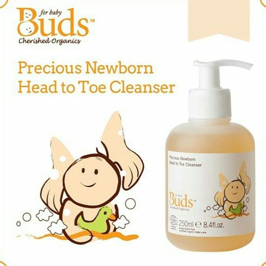 Buds - Precious Newborn Head to Toe Cleanser 250ml ( Expiry Nov2026 ...