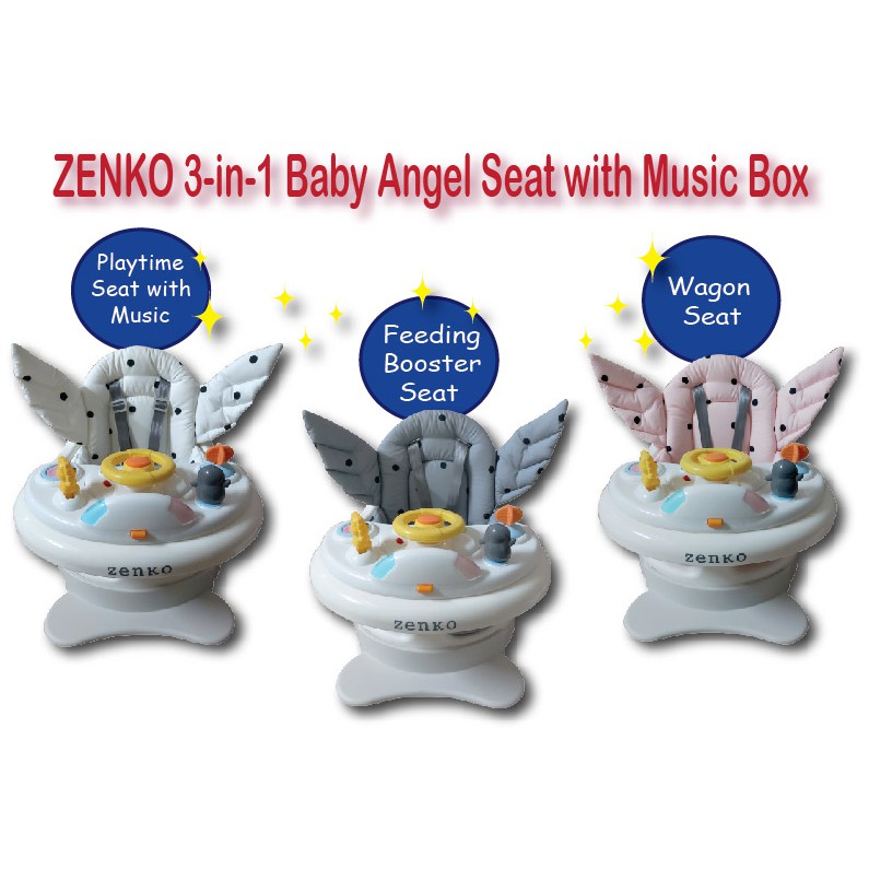 Zenko 3-in-1 Baby Angel Booster Seat/ Baby Angel Booster Seat with ...
