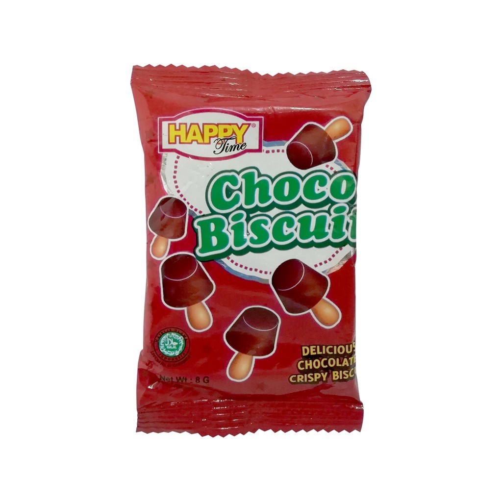 Happy Time Choco Biscuits - Panda Chips Strawberry - Chocolate 5 gr by ...
