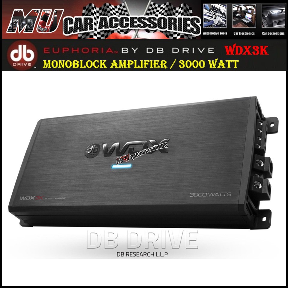 db Drive WDX3K 1Ω Monoblock Amplifier (3000Watts) | Shopee Malaysia