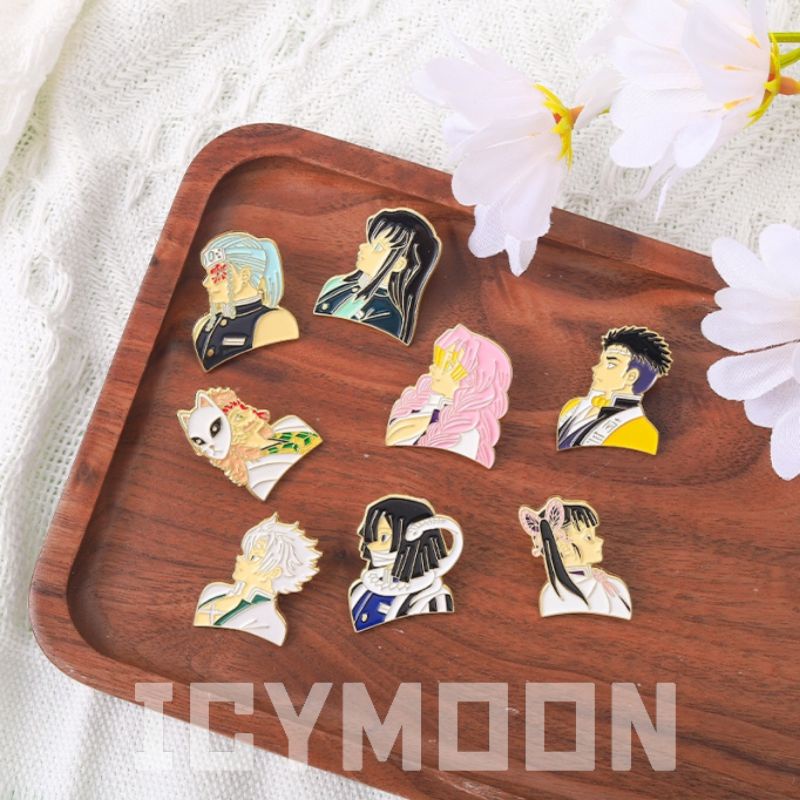 Enamel Pins : Kimetsu No Yaiba Demon Slayer Hashira Anime Fantasy ...