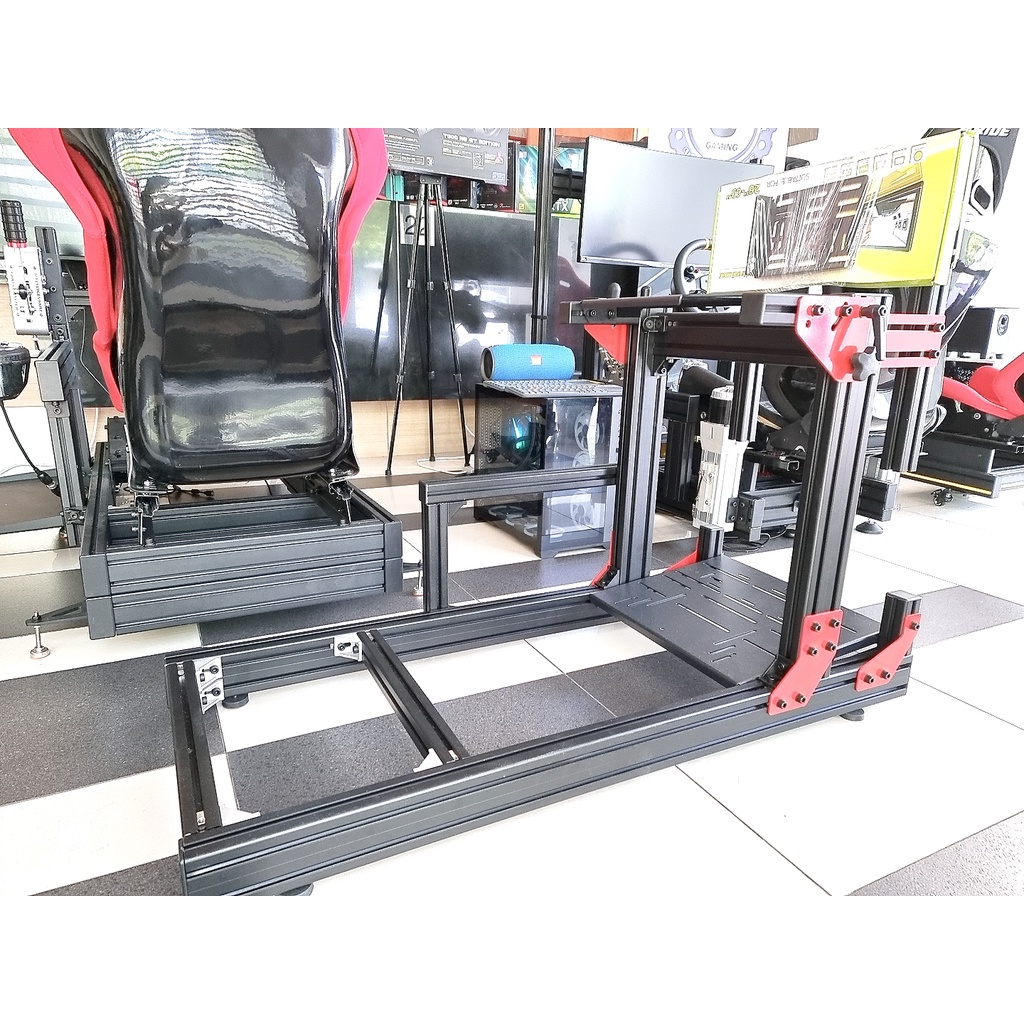 [FULL RIG] SDeal Gaming GT1 Aluminum 4080 Profile Simulator Sim Racing ...