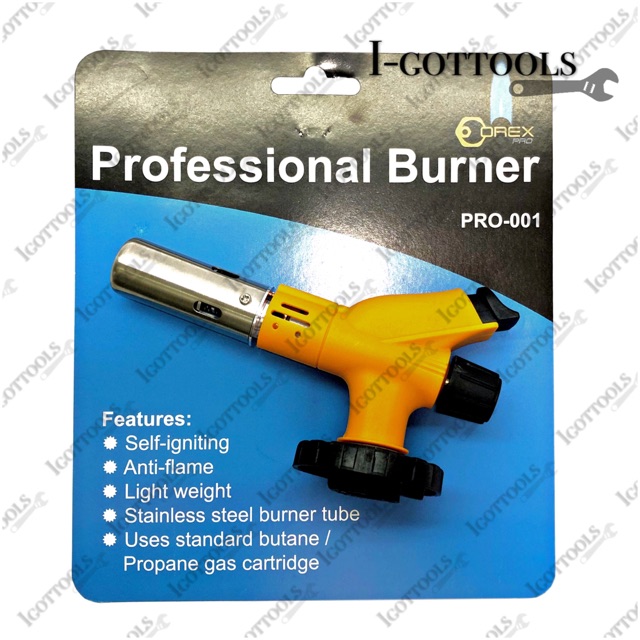 OREX PRO-001 PROFESSIONAL GAS BURNER TORCH | Shopee Malaysia