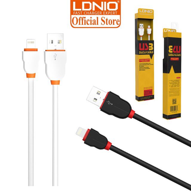 LDNIO LS02 / 2 METER USB DATA CABLE / FAST CHARGE / HIGH SPEED | Shopee ...
