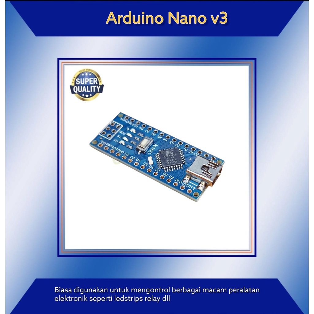 Atmega328p Arduino Nano V3 0 Clone Driver Ch340 Cordless Shopee Malaysia