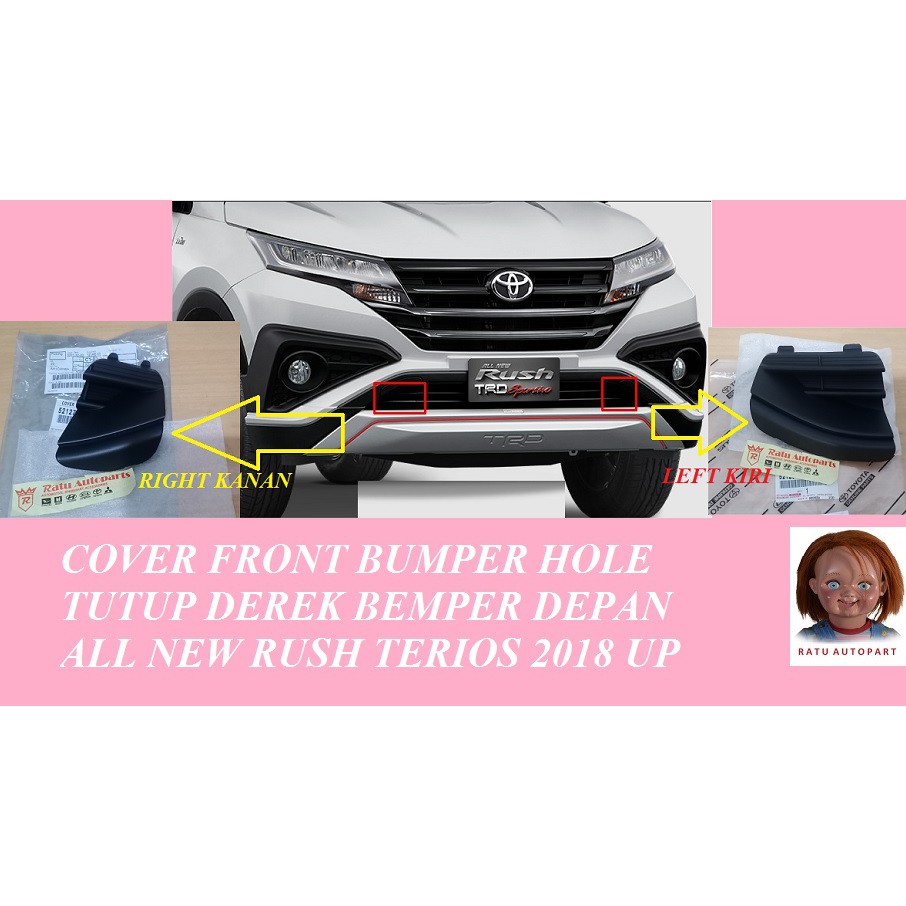 FRONT BUMPER COVER HOLE FRONT BUMPER DECK COVER ALL NEW RUSH TERIOS ...