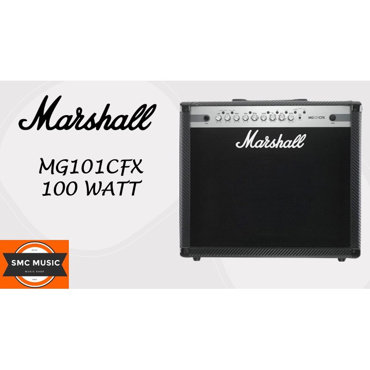 Marshall MG101CFX 100W 1X12 inch Carbon Fibre Series Guitar Amplifier ...