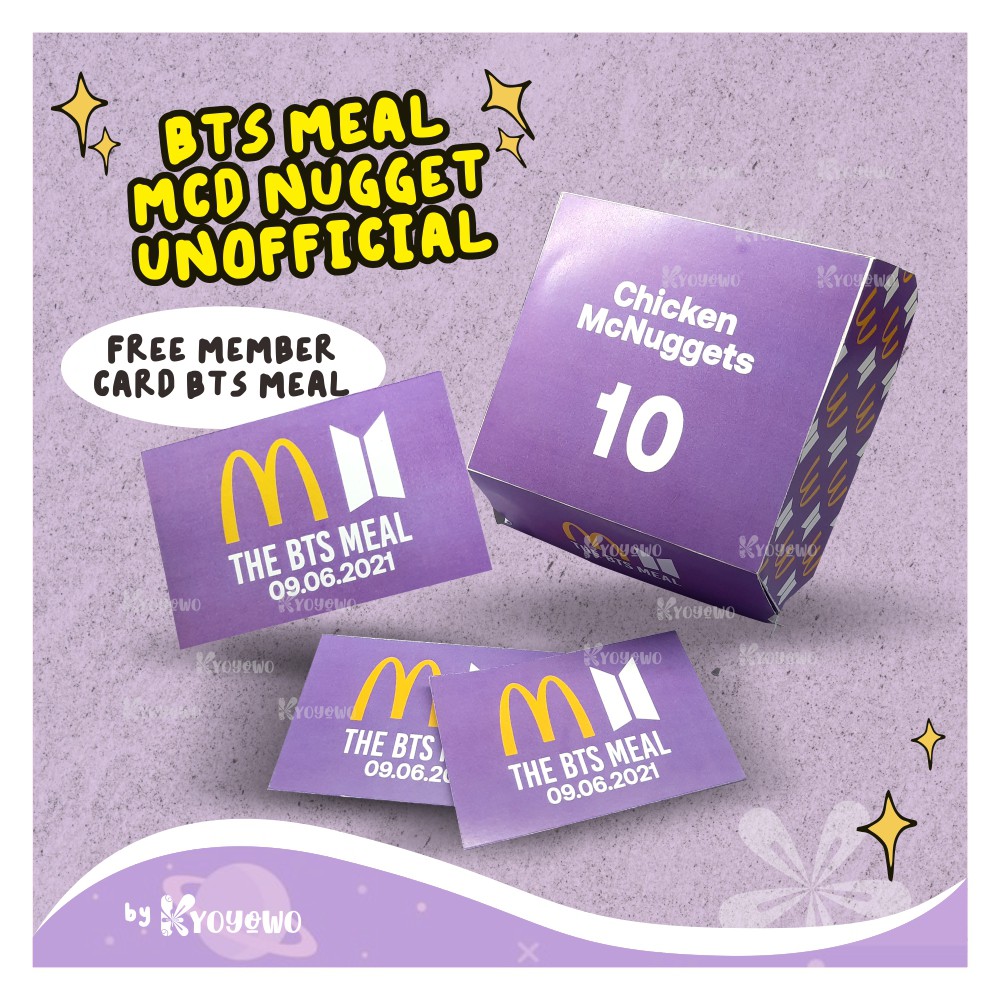 Bts MEAL Box Cardboard UNOFFICIAL - KYOYOWO | Shopee Malaysia