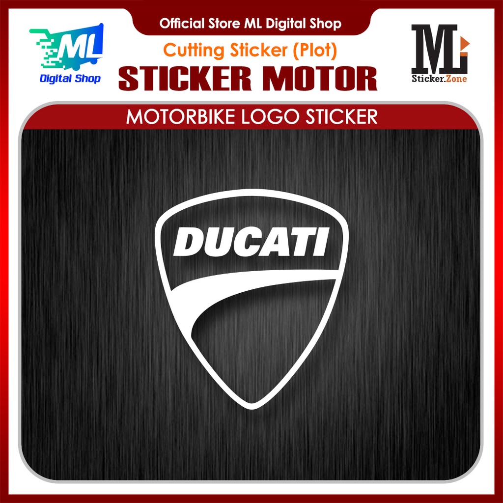 Decal Stiker Vinyl Logo Ducati Motor | Shopee Malaysia