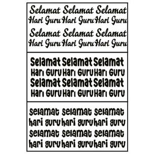 6 pcs - Selamat Hari Guru sticker for 5 inch balloon | Shopee Malaysia