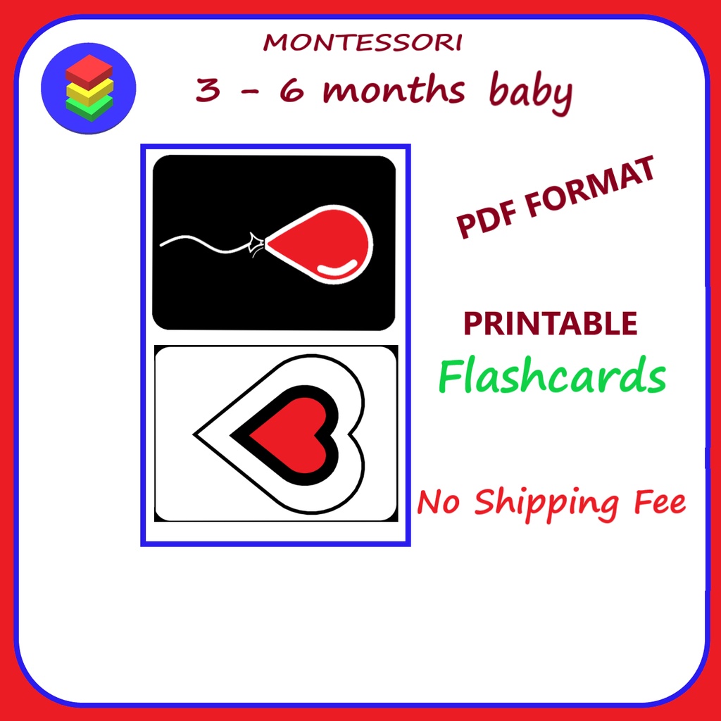 BABY 3 - 6 months Montessori EARLY LEARNING Stimulating Visual 40 ...