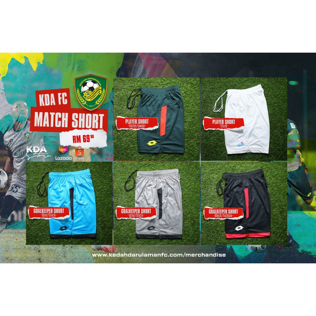 KDA FC MATCH SHORTS KIT 2021/2022 | Shopee Malaysia