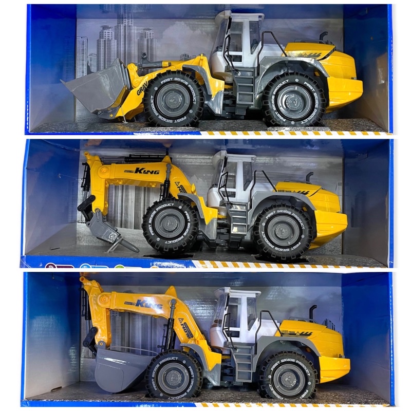 BIG Construction Engineering Vehicle Toy Car - Scale 1:12 - Mainan ...