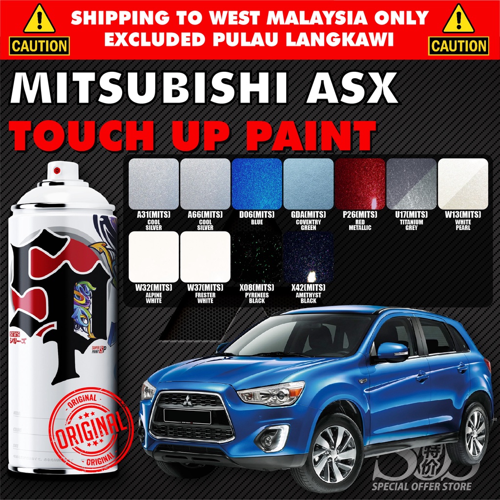 【Mitsubishi ASX 】💯 Original Touch Up Paint Aerosol Spray Can Spray ...