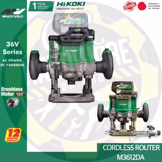 HIKOKI / HITACHI M3612DA SOLO 36V CORDELSS ROUTER | Shopee Malaysia