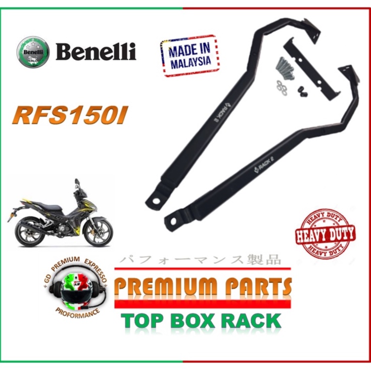 BENELLI RFS150I TOP BOX RACK MONORACK HEAVY DUTY HIGH QUALITY | Shopee ...