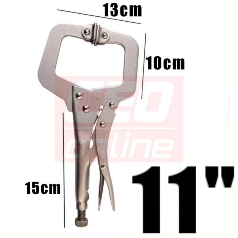 CEO 🇲🇾 Locking Plier C Clamp Weld Clip Woodwork Fix Plier Locator Pad ...