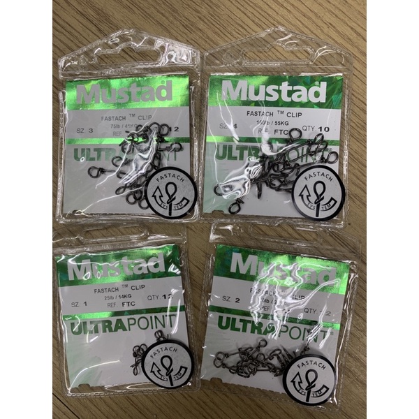 MUSTAD FASTACH CLIP 🔥 | Shopee Malaysia