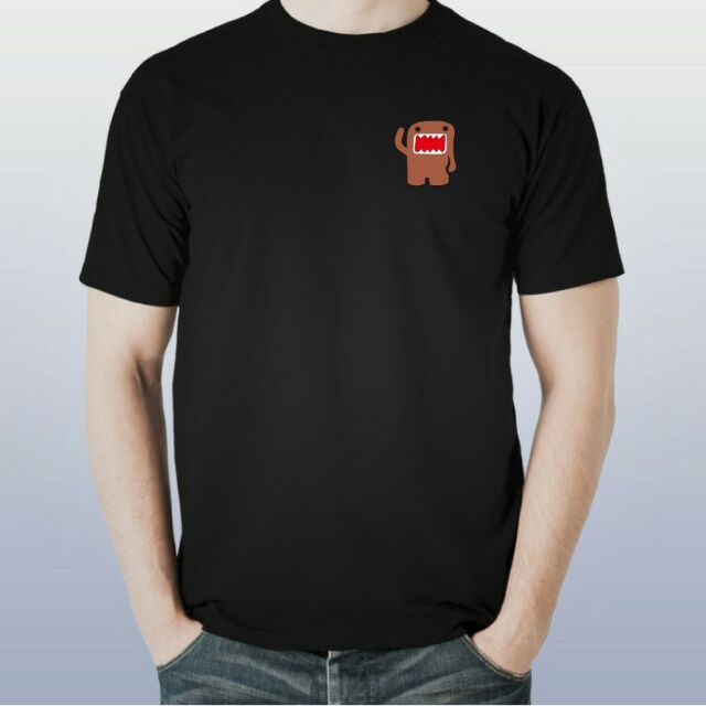 Domo Kun Choco Angry Emo Badge Tshirt | Shopee Malaysia