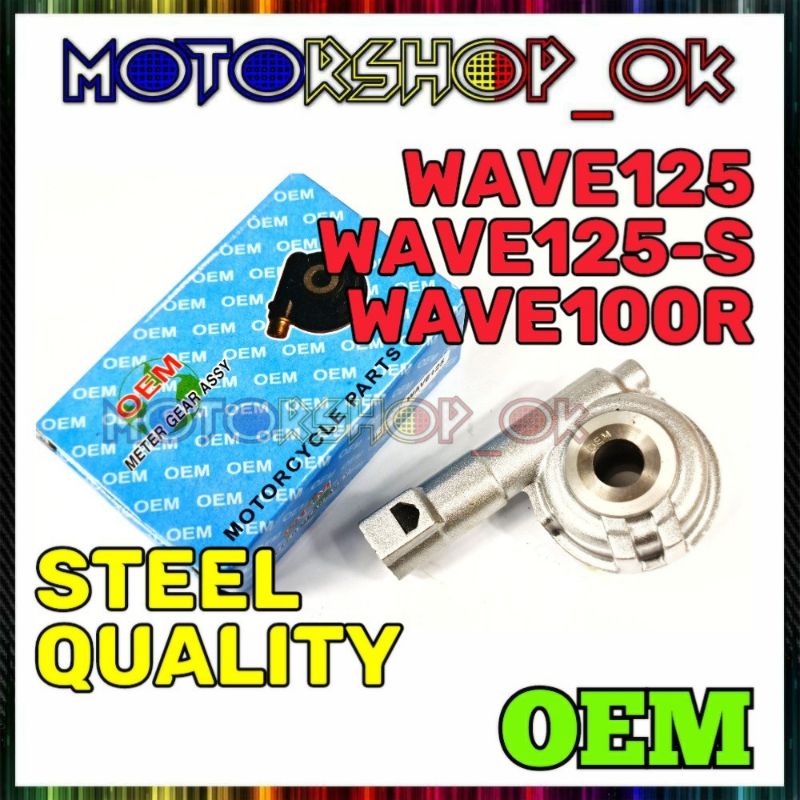HONDA WAVE125 W125 WAVE125-S WAVE100R METER GEAR TALI METER SPEEDOMETER OEM STEEL QUALITY ...