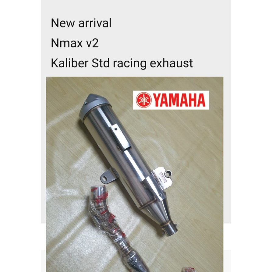 New arrival Nmax v2 Standard racing exhaust Brand kaliber Full stanless ...