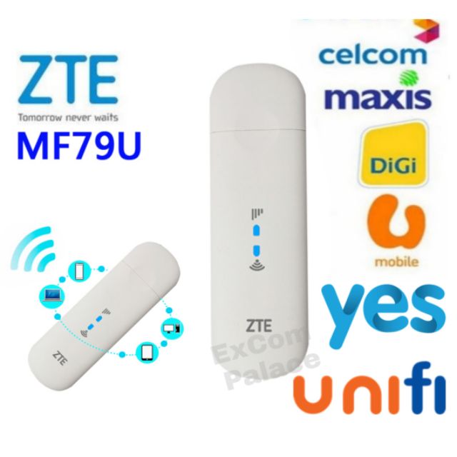 ZTE MF79U 4G Wifi Router 150Mbps Ufi Hotspot Car Mifi Modem Broadband ...