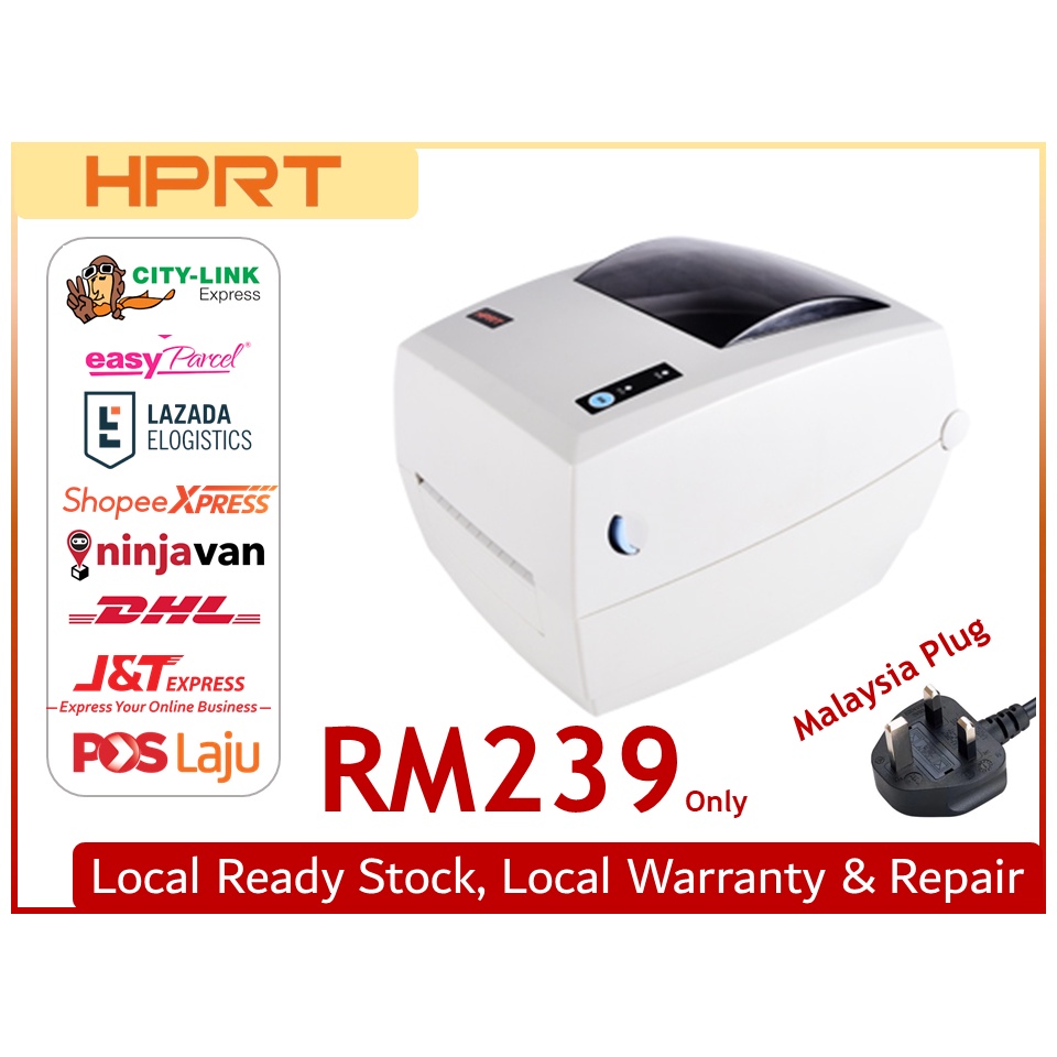 [Windows Only] A6 AWB Thermal Printer HPRT SL41 | Barcode Price Label 4 ...