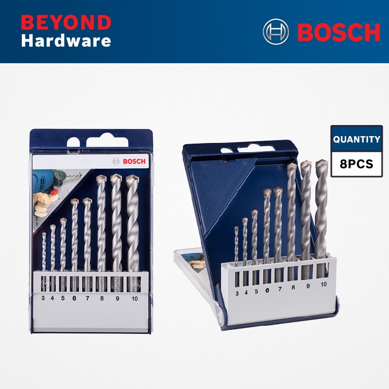 BOSCH 8pcs CYL-2 Blue Box Drill Bits Set - 2608578782 | Shopee Malaysia