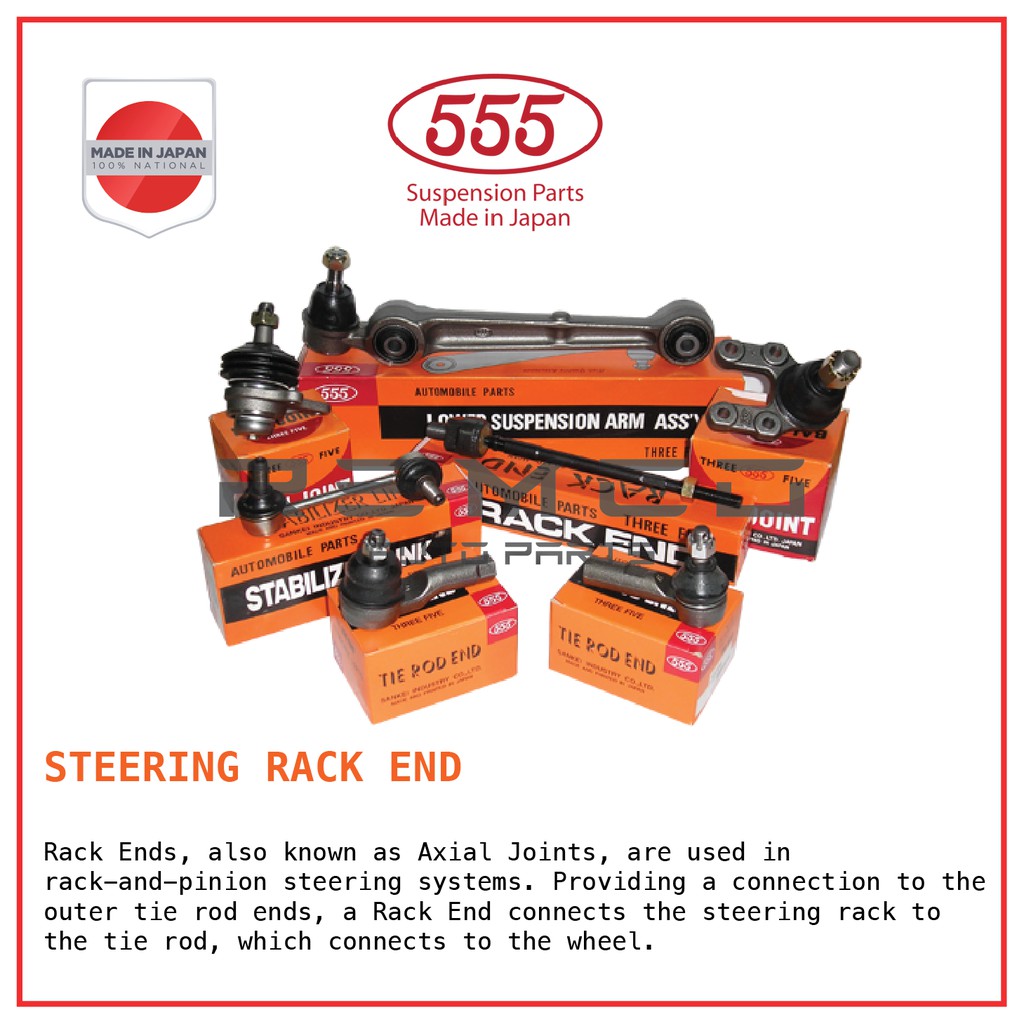 Toyota Vios NCP 42 (2002 - 2007) Steering Rack End, Tie Rod End ...
