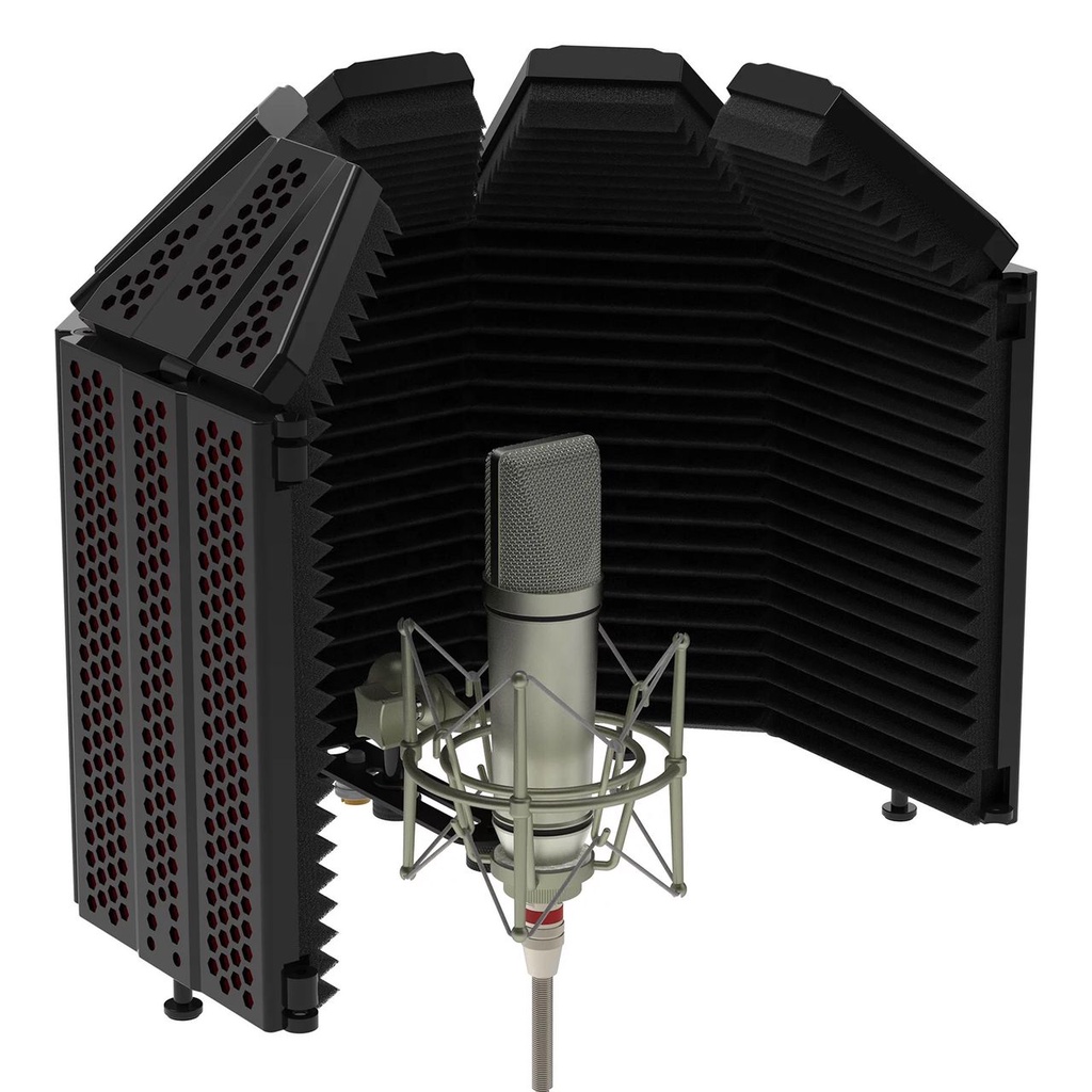 Burner-Pro 5 Panels Foldable Microphone Isolation TopCover Design ...
