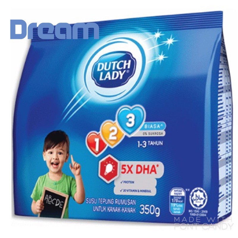 DUTCH LADY 1-3 BIASA 350g | Shopee Malaysia