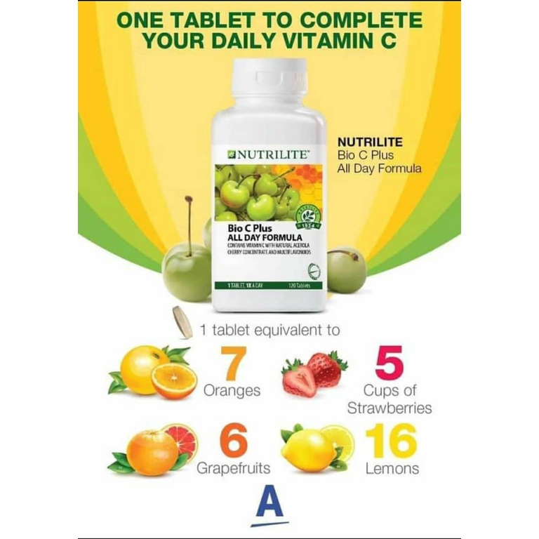 NUTRILITE Bio C Plus All Day Formula (60 tab) / (120 tab) | Shopee Malaysia