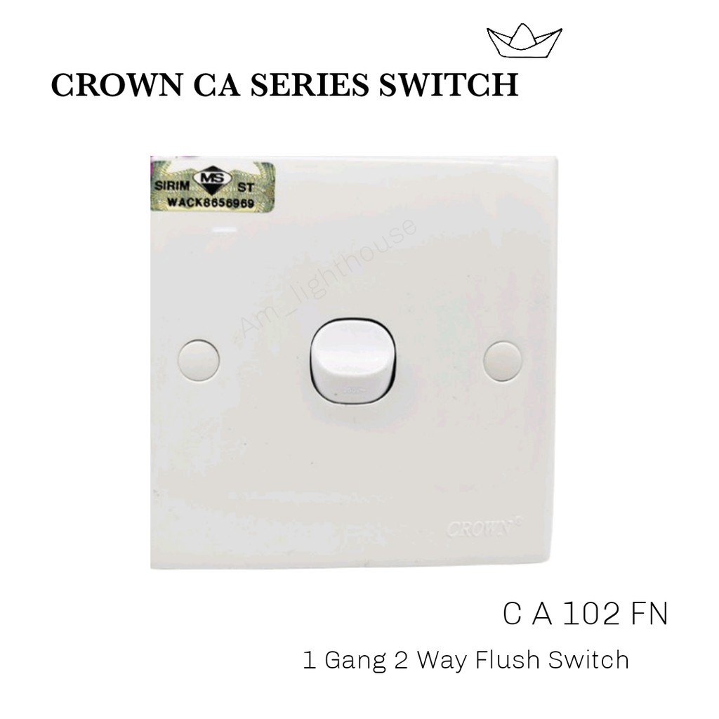 CROWN CA SERIES SWITCHES / SWITCHED SOCKET OUTLET | Shopee Malaysia