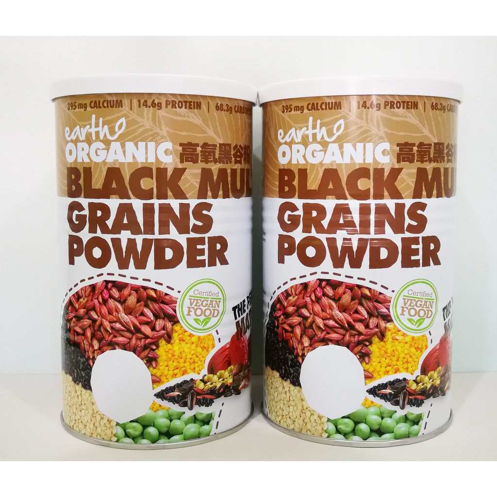 Earth Organic Black Multi Grains Powder (500g x 2) - TWIN PACK | Shopee ...