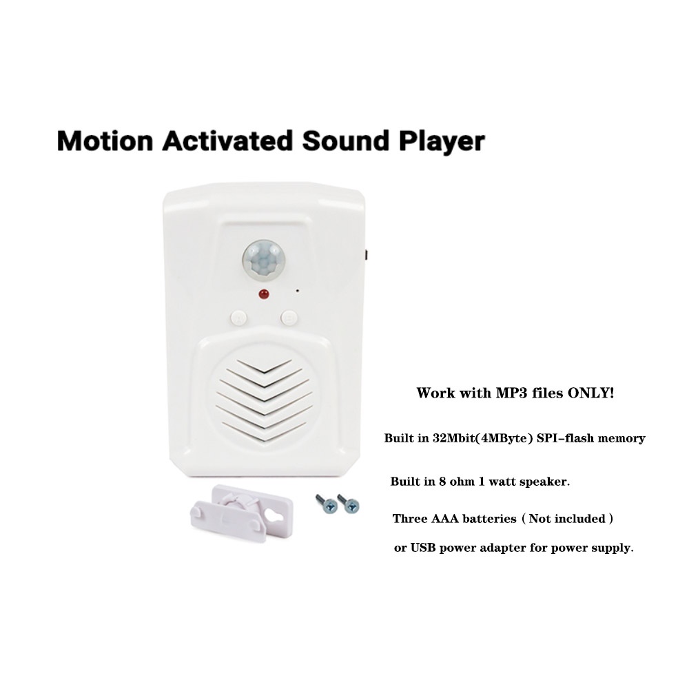 PIR Infrared Motion Sensor Activated Recordable Voice Audio Player ...