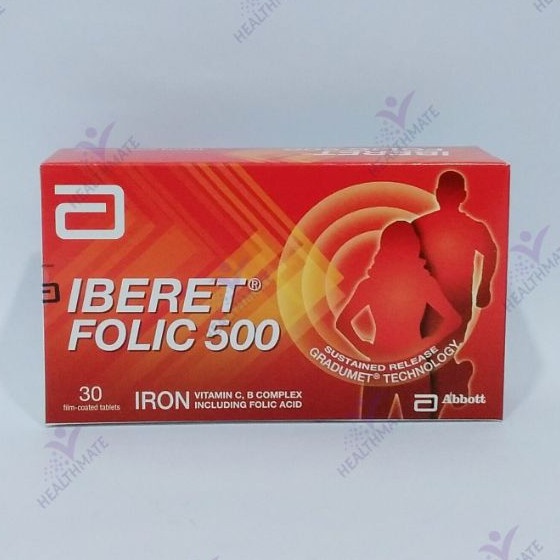 Abbott Iberet Folic 500 Tablet (30's) | Shopee Malaysia