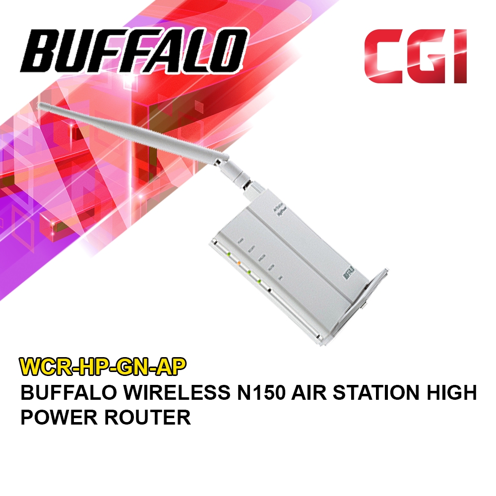 Buffalo Wireless N150 Air Station High Power Router - WCR-HP-GN-AP ...