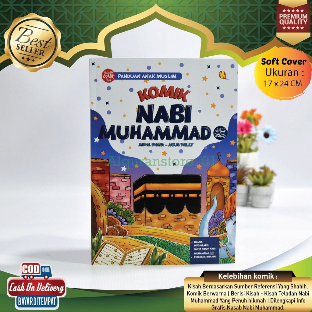 NABI Inspirational Comics Book Of The Prophet Muhammad Full Color By ...