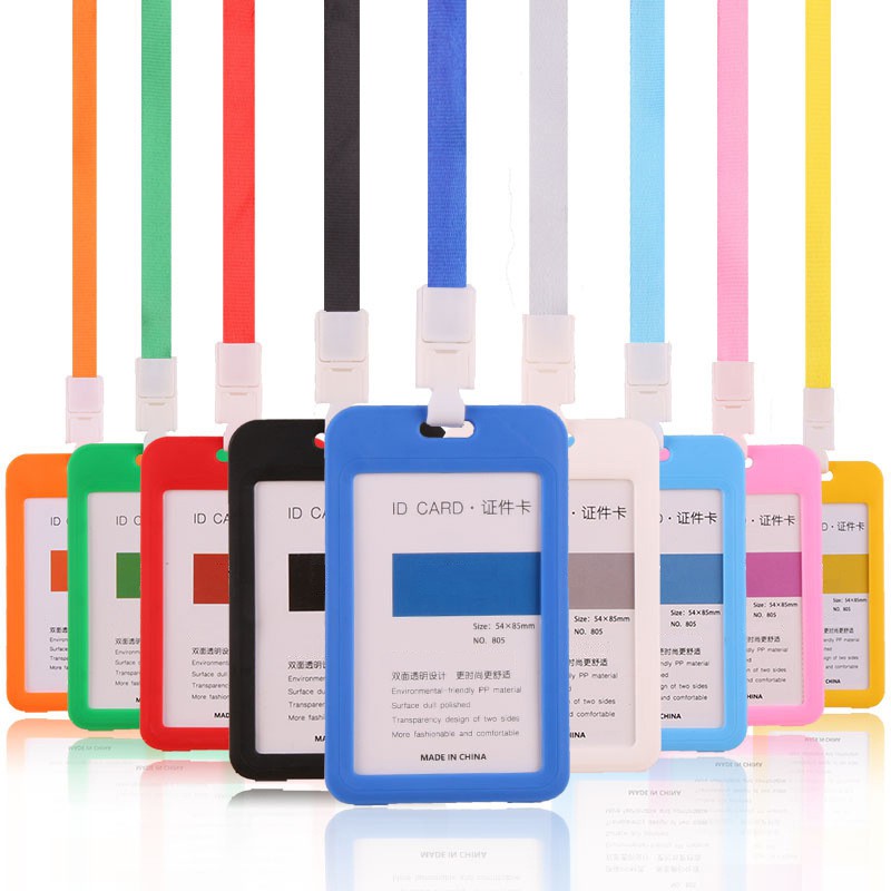 ID Card Holder Work Card Holders Waterproof Business Work Card ID Badge ...