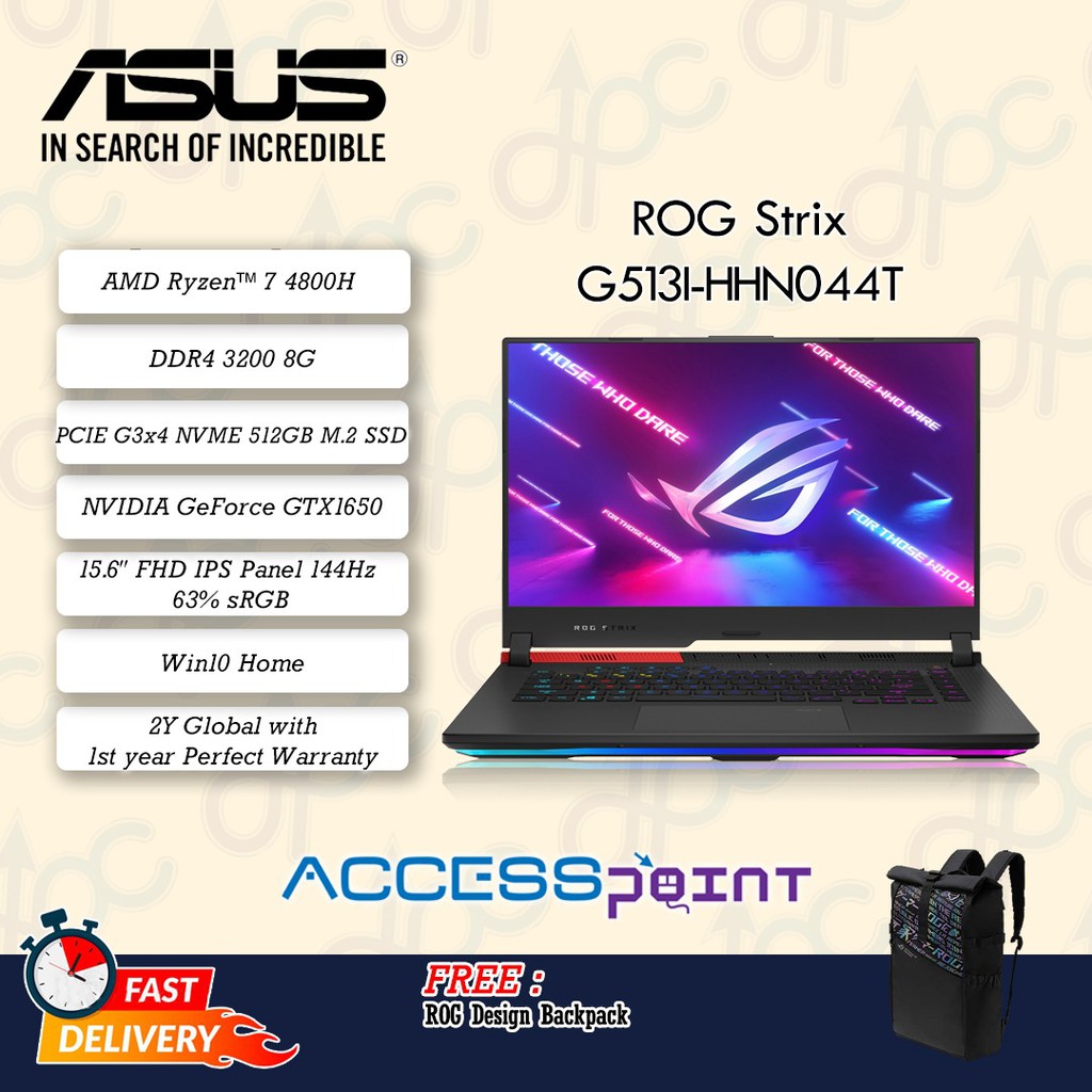 Asus ROG Strix G15 / G17 | G513I-EHN051W | G513I-MHN134W | G513R ...