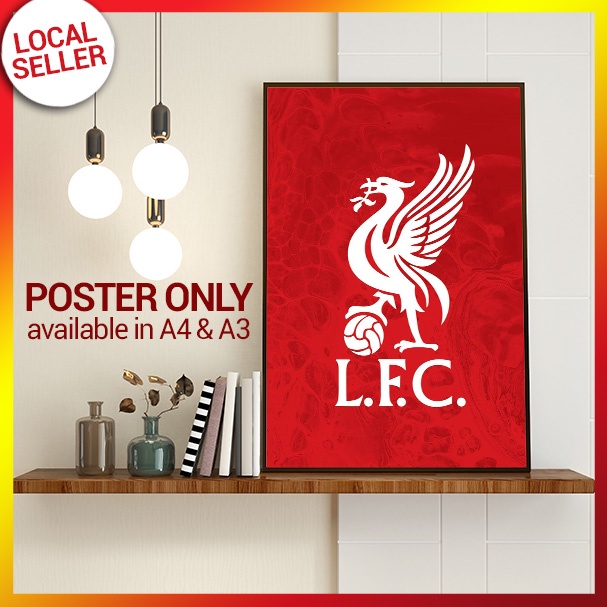 POSTER BOLA Liverpool NO FRAME This Is Anfield LFC YNWA The Champions ...