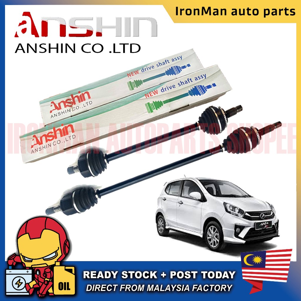 ORIGINAL ANSHIN JAPAN DRIVE SHAFT PERODUA AXIA 2014-2020 D87A 1.0,BEZZA ...